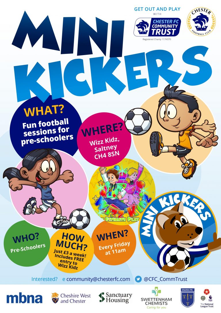 Pre-school football with Wizz Kidz – Chester FC Community Trust