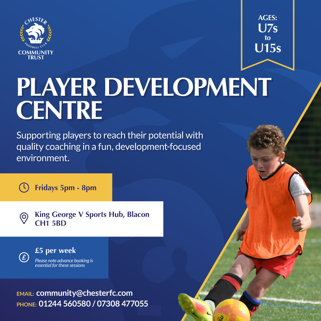 Player Development Centre – Chester FC Community Trust