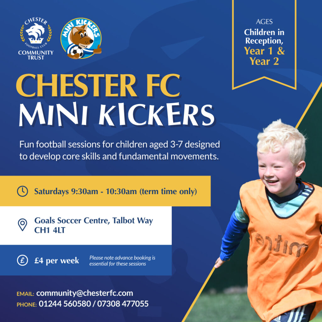 Chester FC Mini Kickers – Chester FC Community Trust